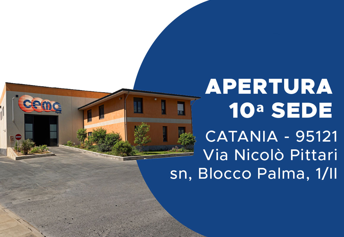 Cema Apre la sua Decima Filiale a Catania - Cema S.p.A.